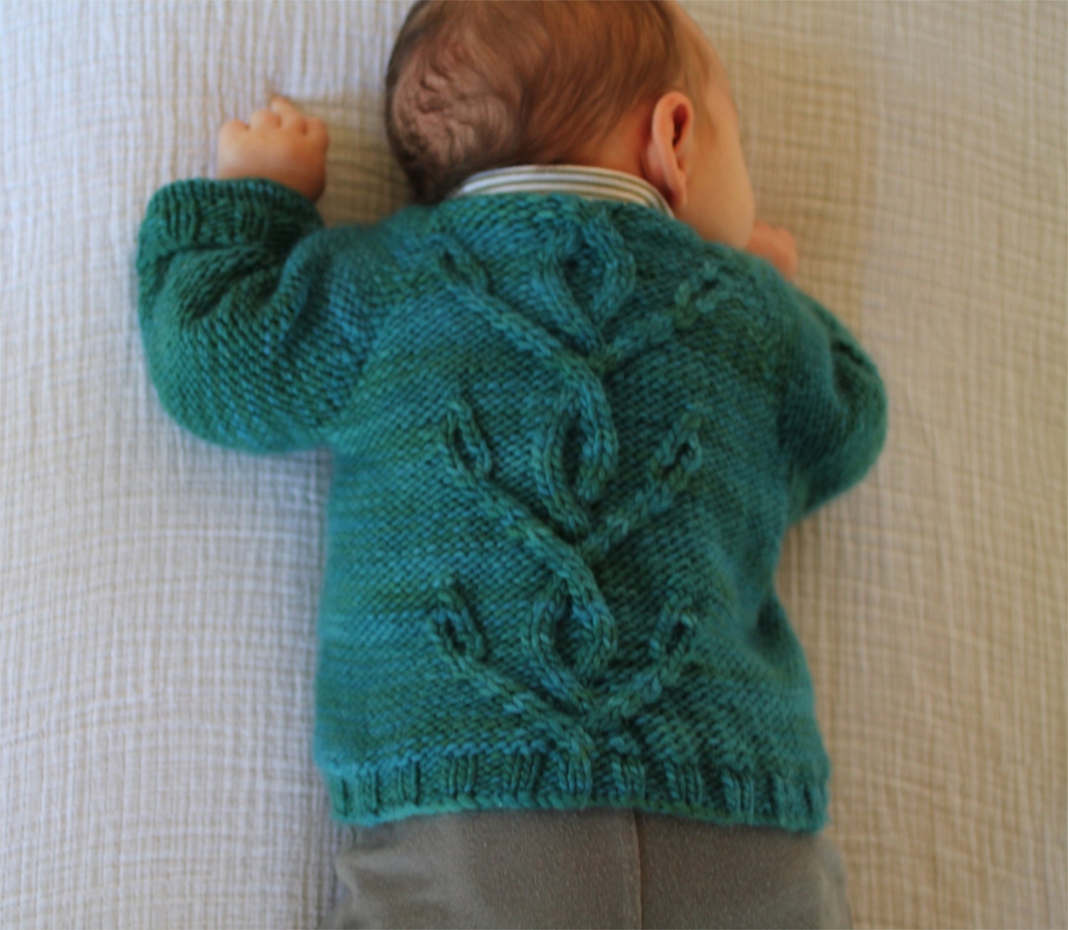 PDF Knitting Pattern: Ronan Baby/child Cabled Seamless Cardigan - Etsy