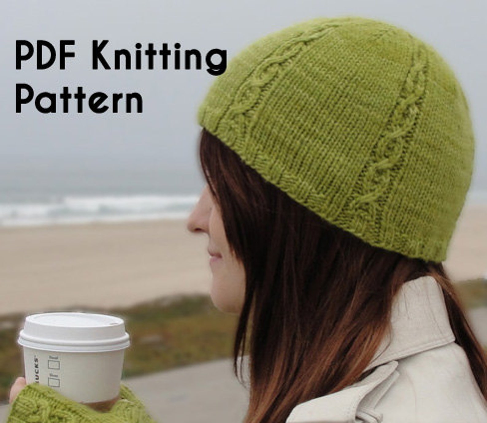 PDF Knitting Pattern: Give 'em the Slip Hat, Worsted-weight Beanie With ...