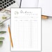 Online Order Tracker, Purchase Order Canva Template, Printable Etsy ...