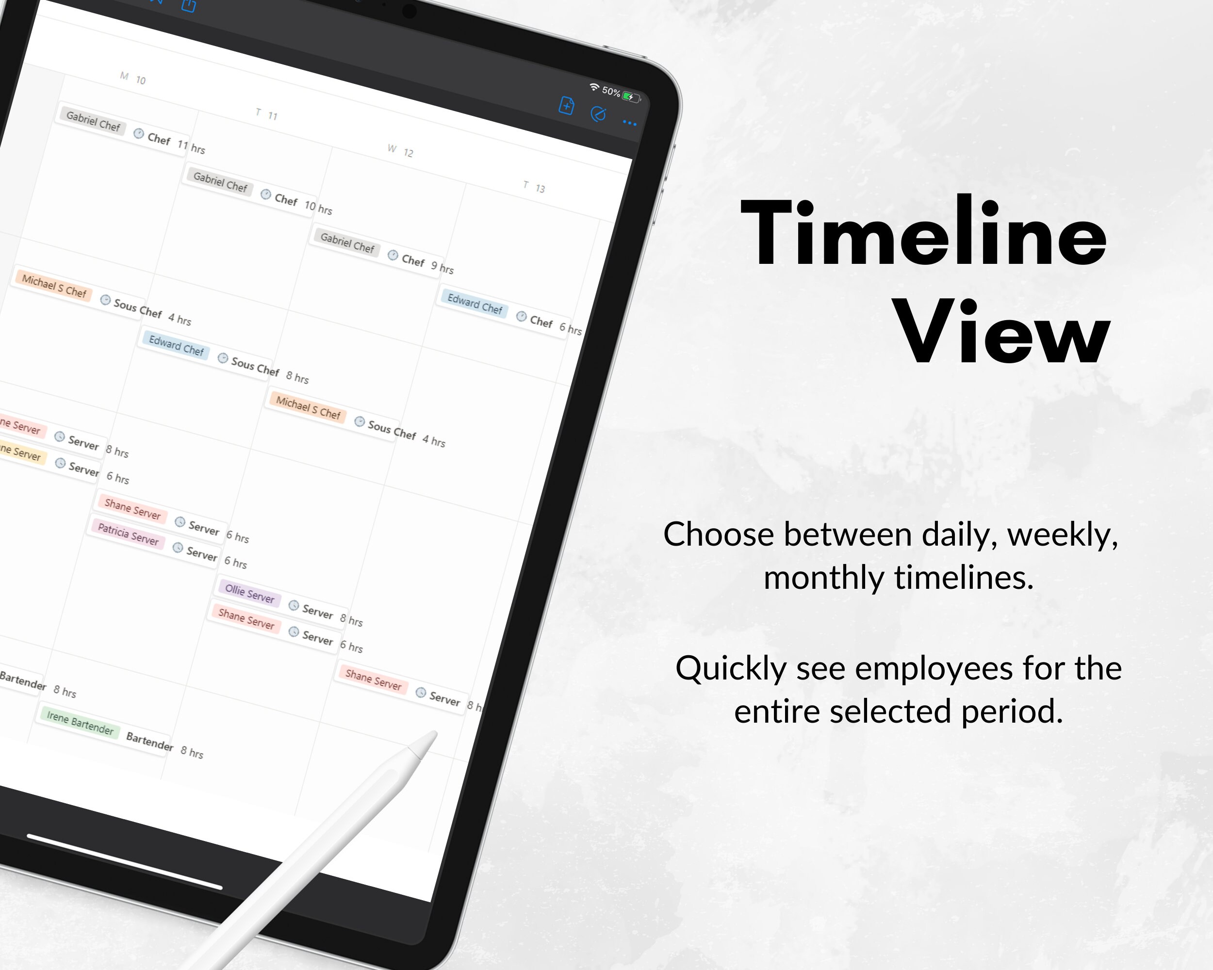 Employee Work Schedule Notion Template Staff Shift Planning Tool for ...
