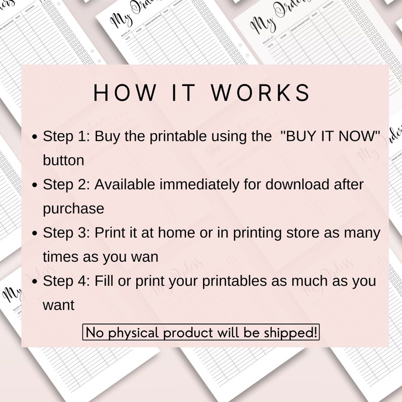 My Purchases and Order History Template, Purchase Order Tracker, View ...