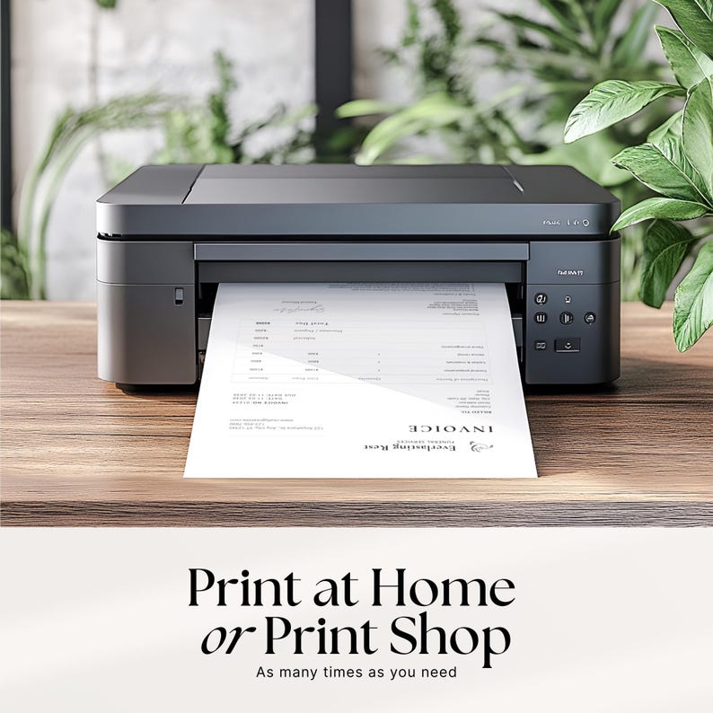 Funeral Invoice Template, Editable Canva Form for Funeral Services (US ...