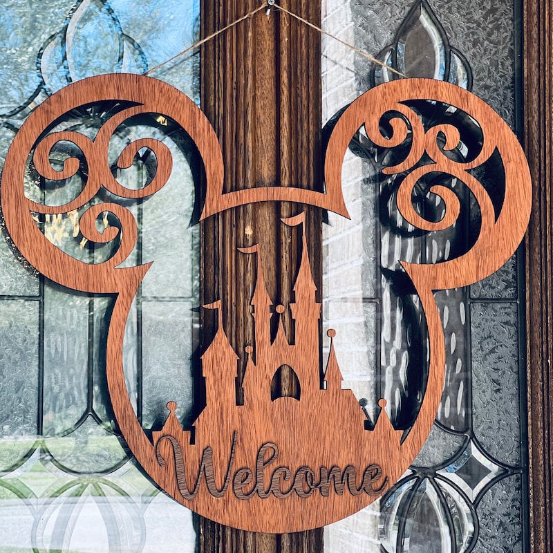 Mickey Mouse Door Hanger - Etsy