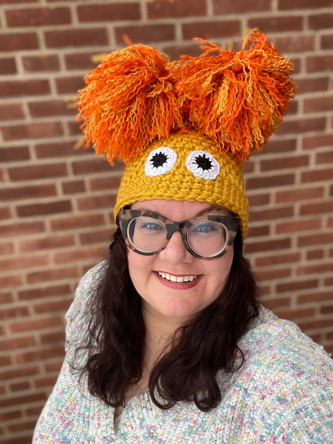 Pattern Red Fraggle Hat Pattern Etsy