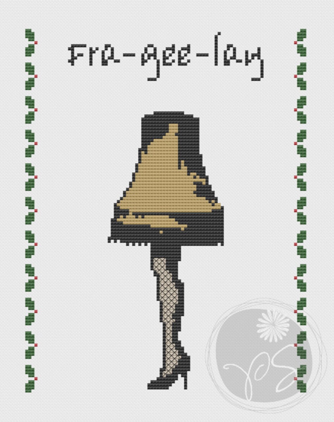 A Christmas Story Leg Lamp - Printable PDF Pattern - Etsy