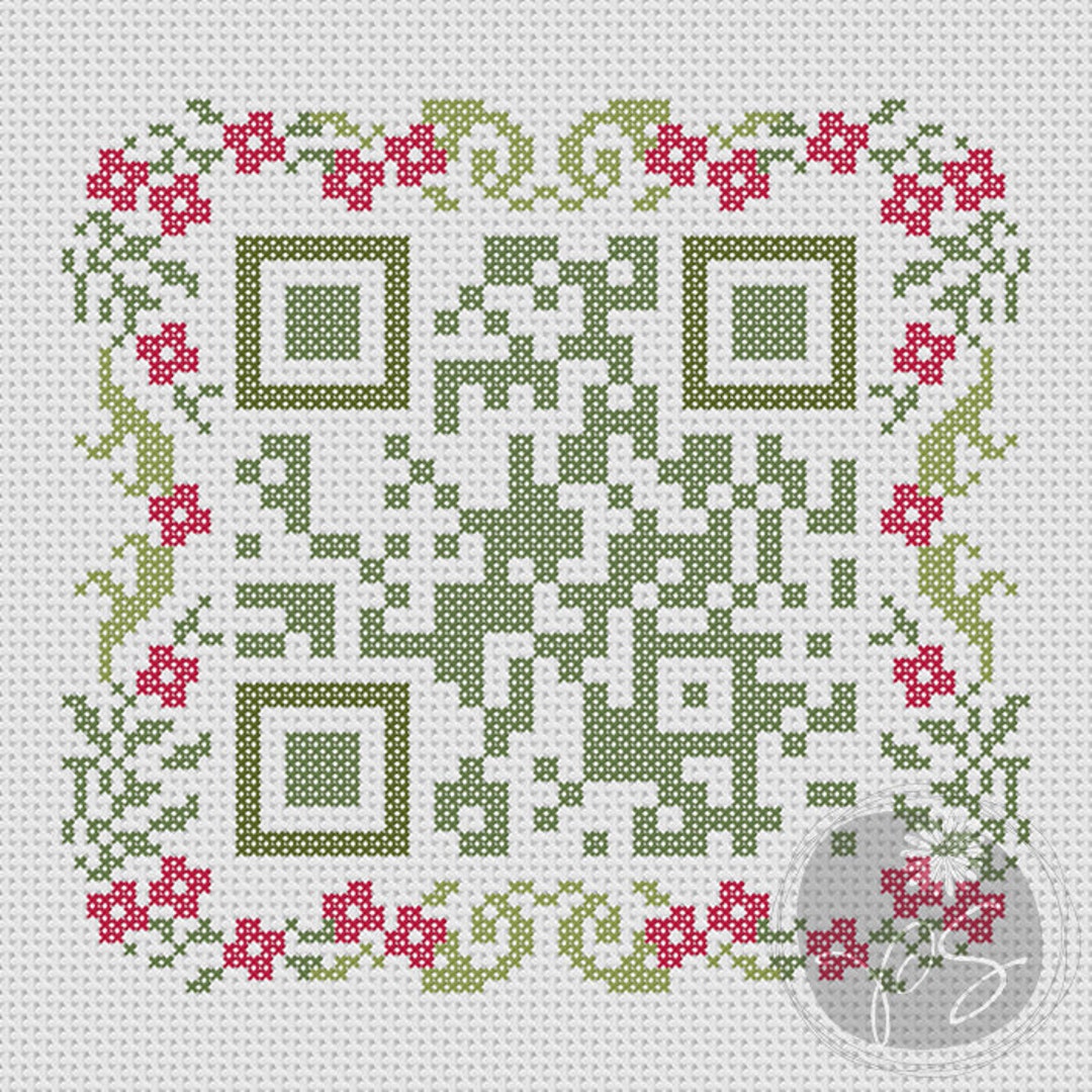 Scannable QR Code - Printable PDF Pattern - Etsy