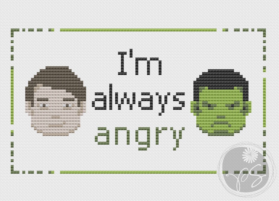 Bruce Banner - Printable PDF Pattern - Etsy