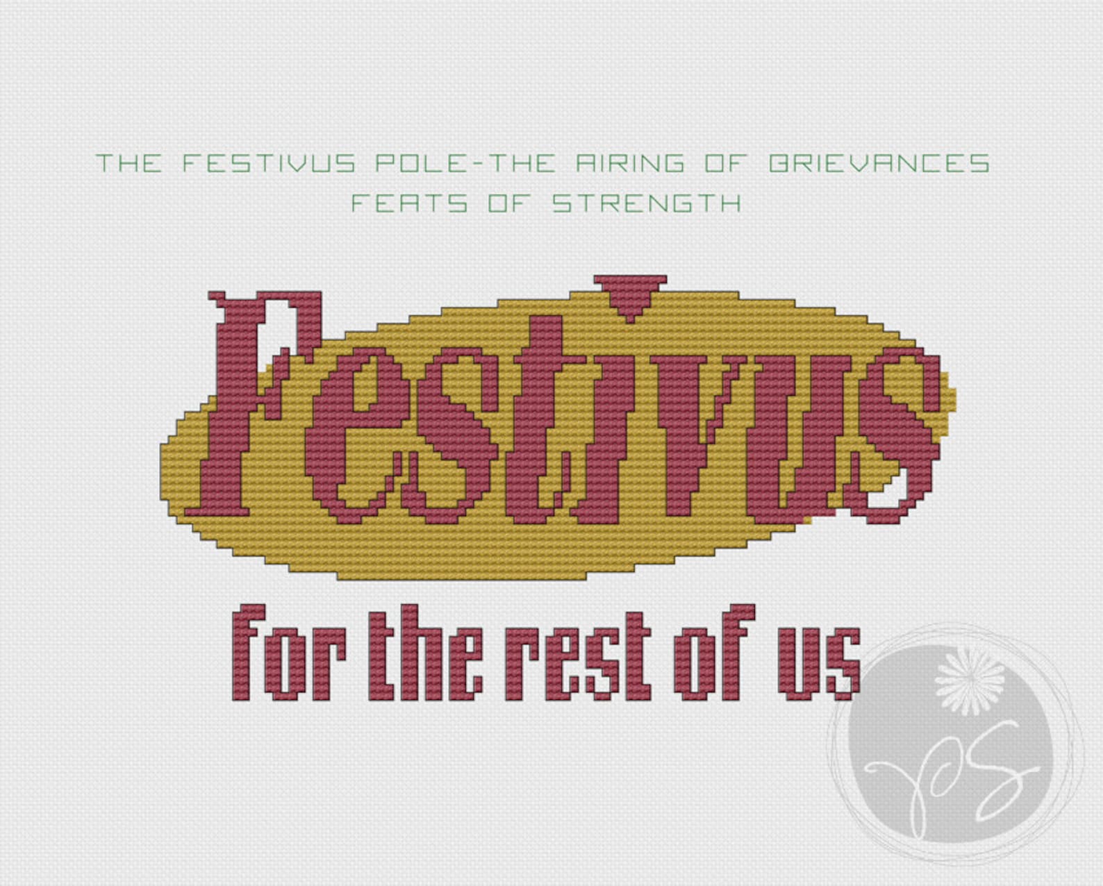 Festivus Printable PDF Pattern - Etsy