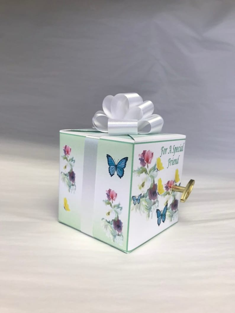 Friend Music Box Wrapped as a Gift - Etsy
