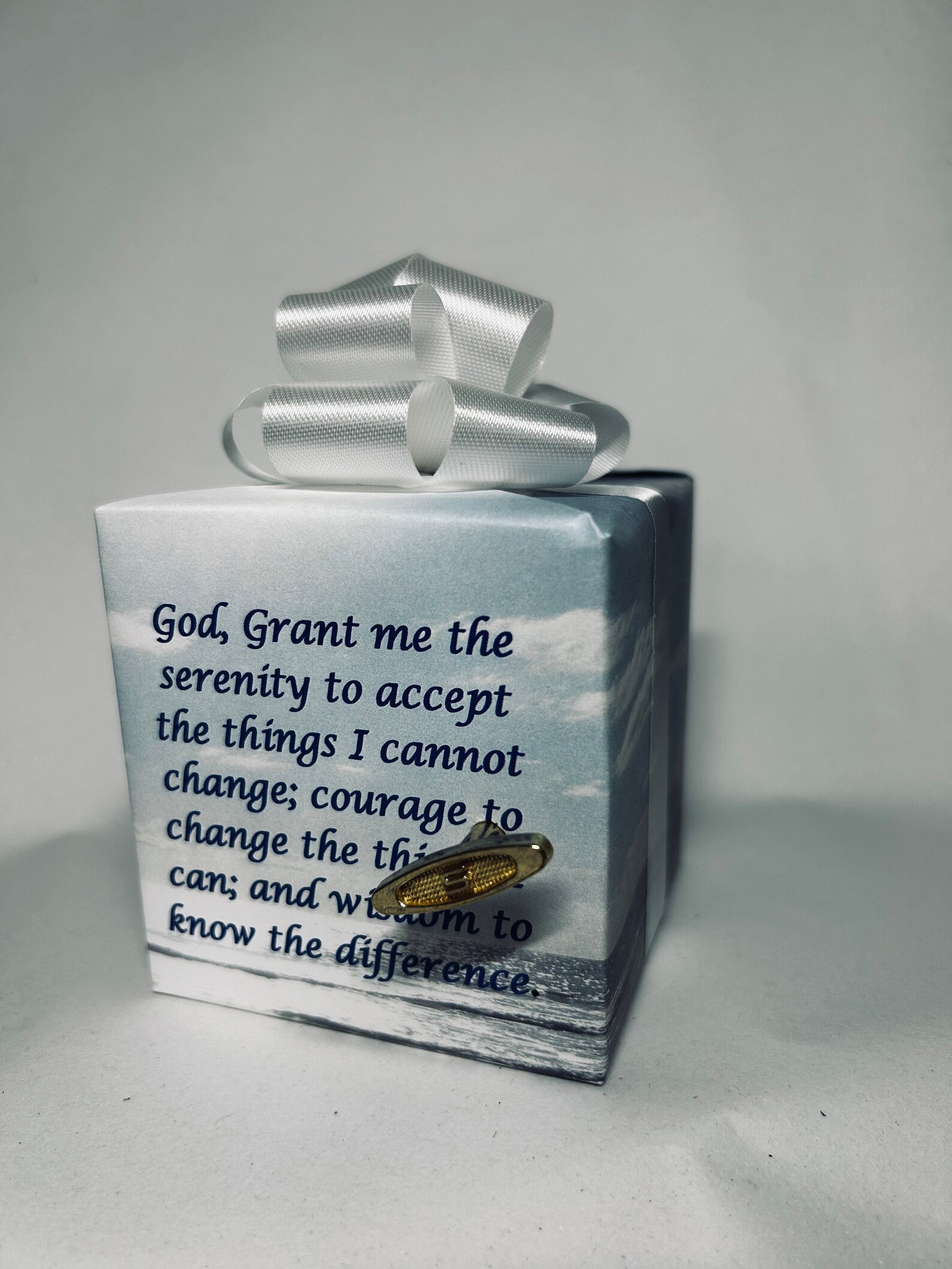 Serenity Prayer Music Box Wrapped as a Gift - Etsy