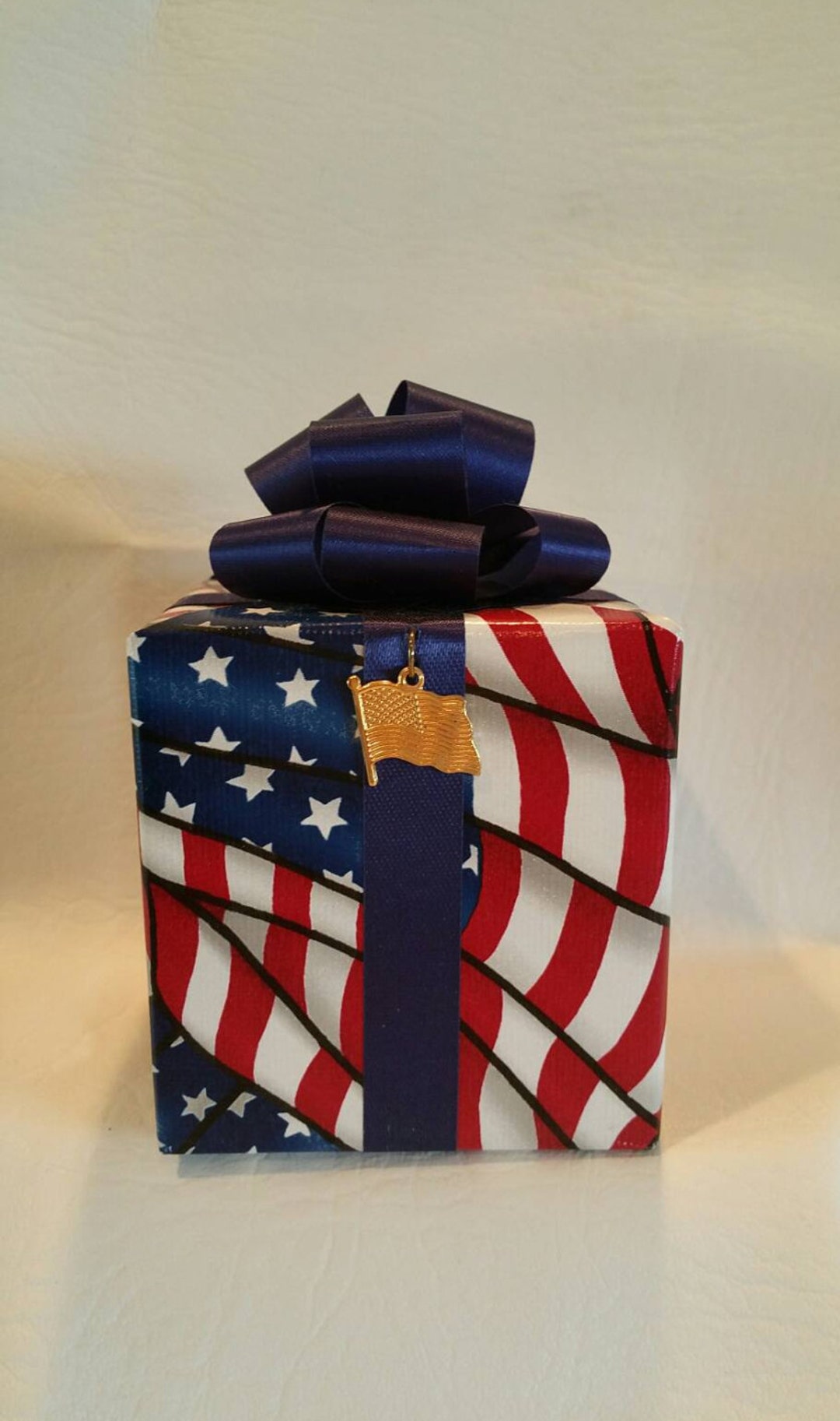 Patriotic Music Box Wrapped as a Gift - Etsy