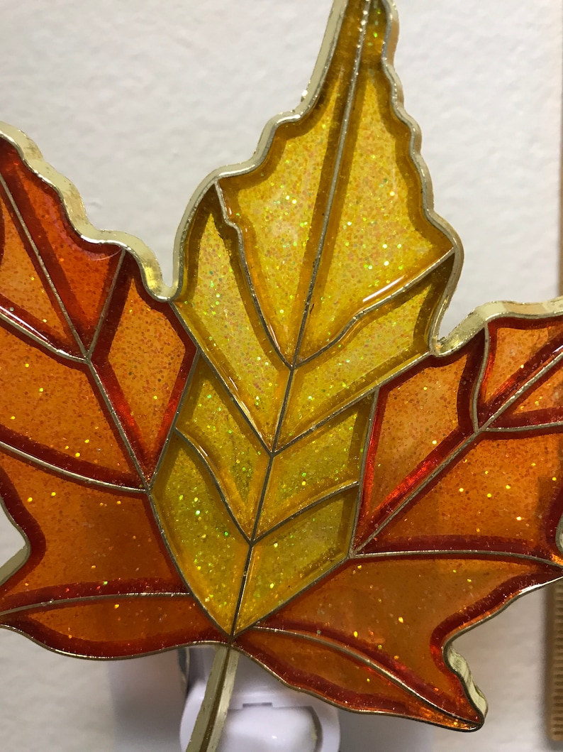 Autumn Leaf Night Light - Etsy