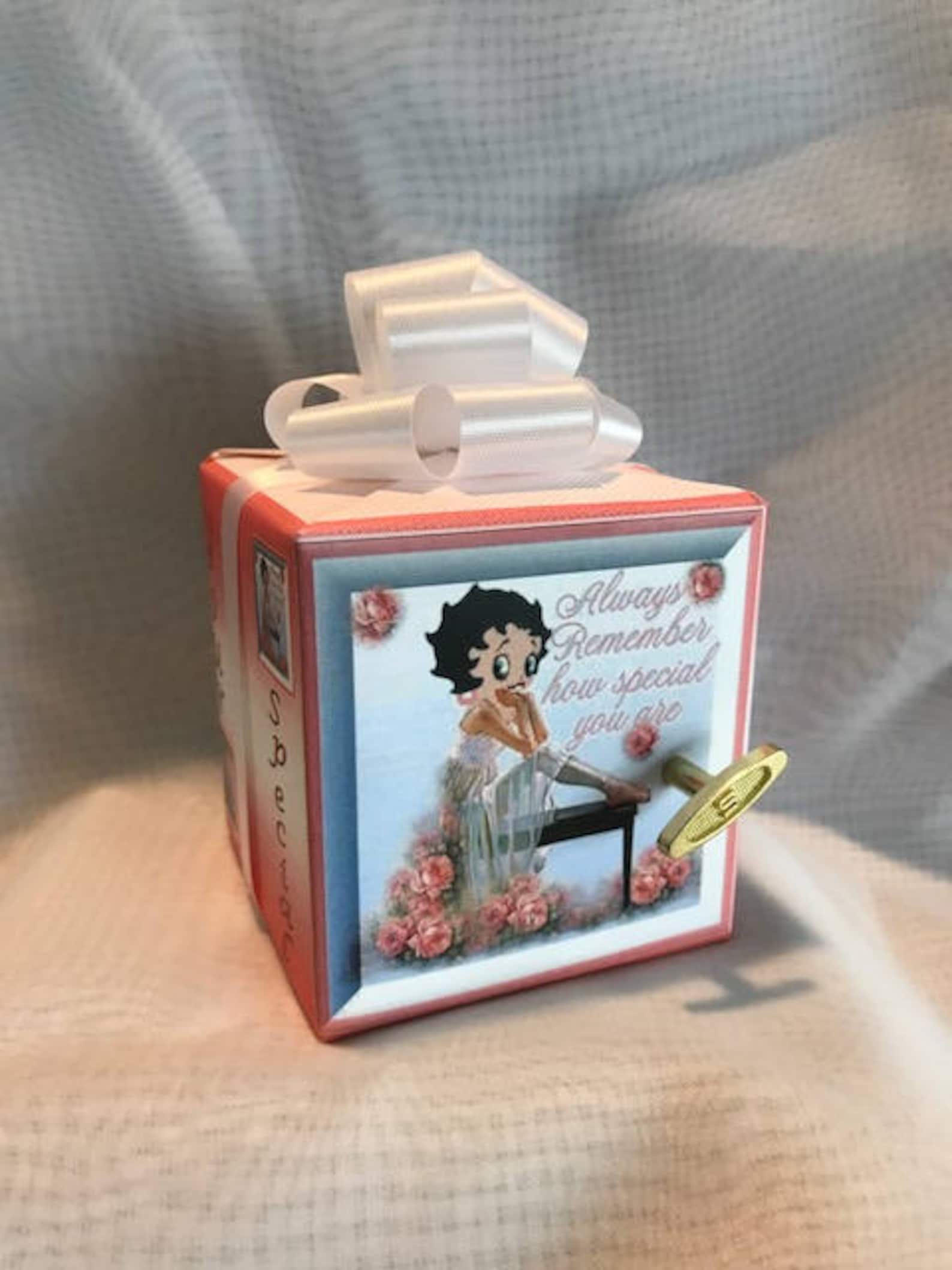 Betty Boop Music Box Wrapped as a Gift | Etsy Canada