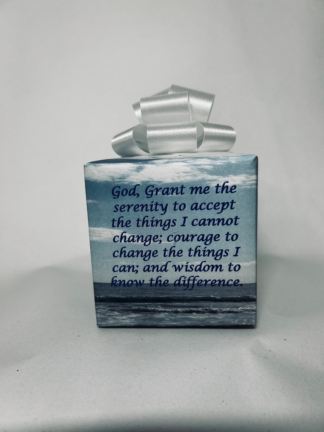 Serenity Prayer Music Box Wrapped as a Gift - Etsy