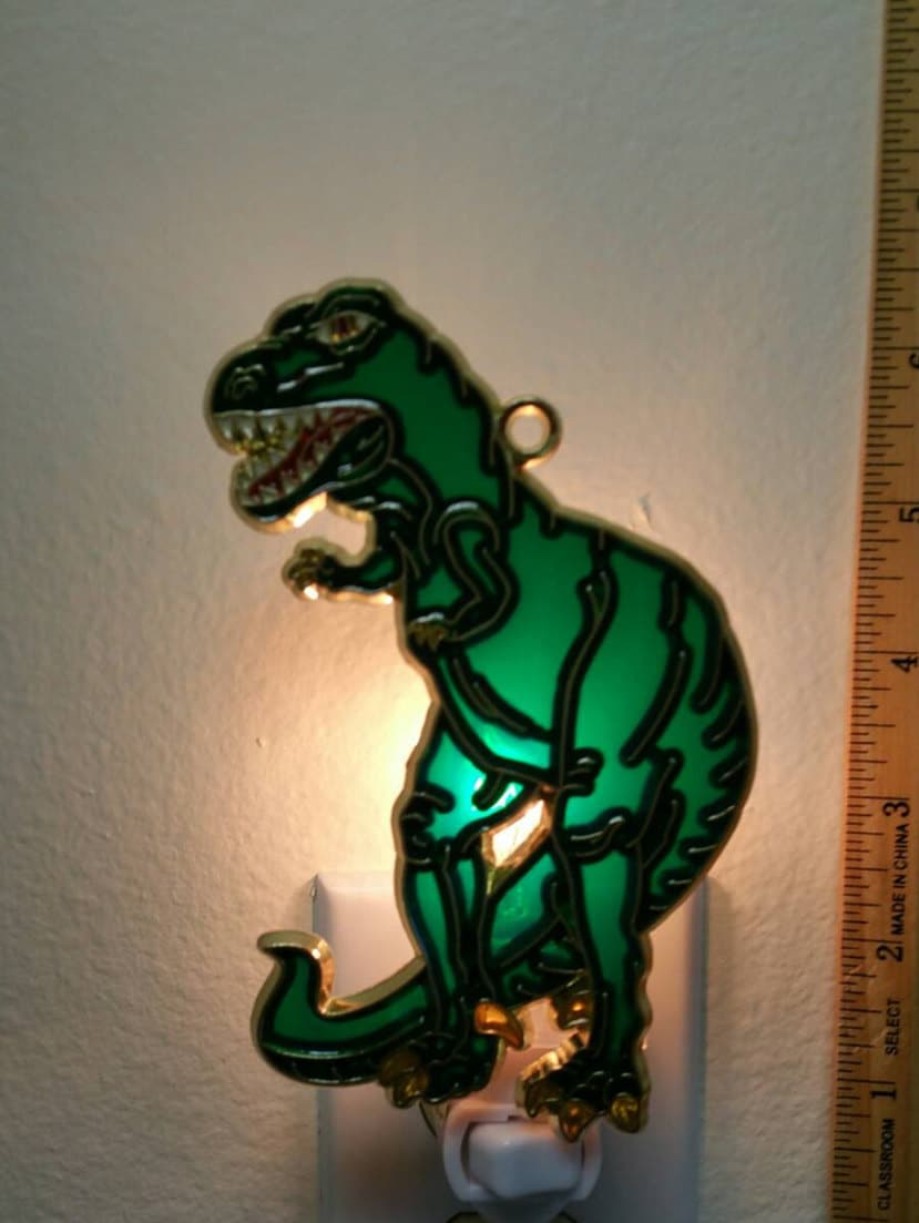 T-rex Dinosaur Night Light - Etsy