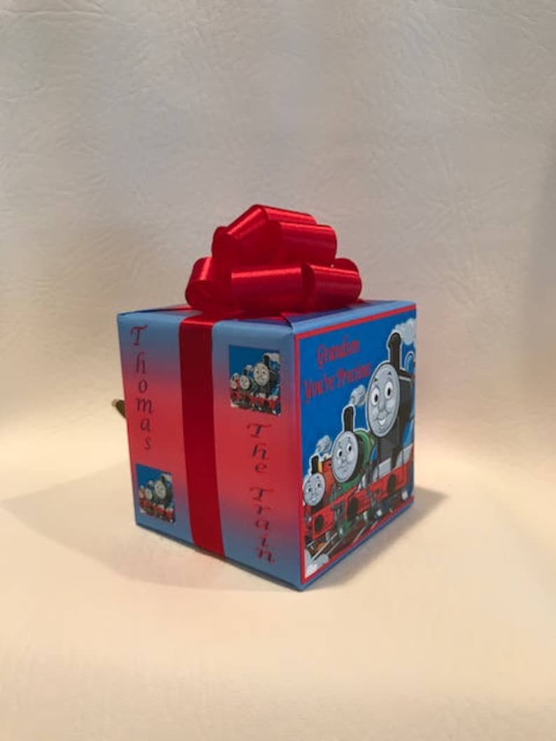 Thomas the Tank Engine Music Box Wrapped as a Gift - Etsy