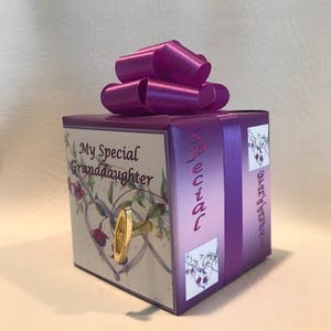 Purple Floral Music Box Wrapped as a Gift - Etsy