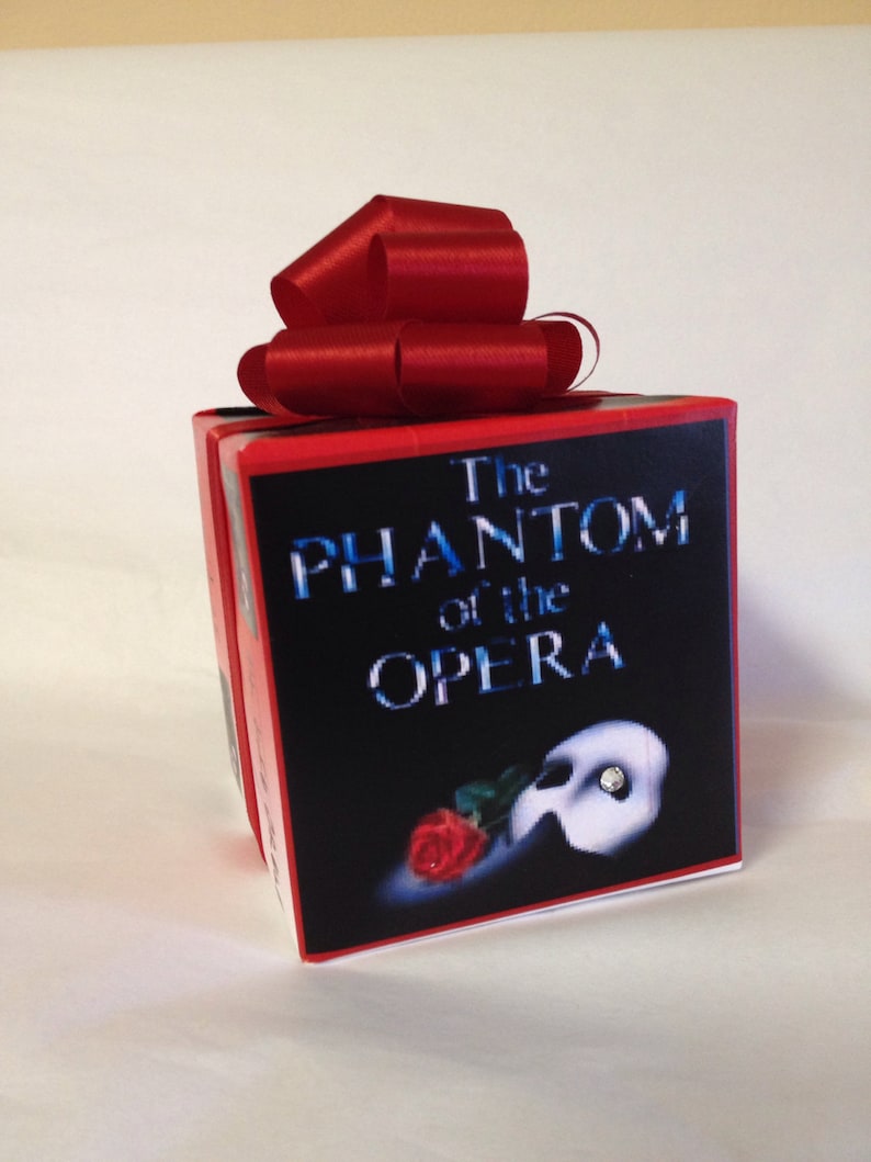 Phantom of the Opera Music Box Wrapped as a Gift - Etsy