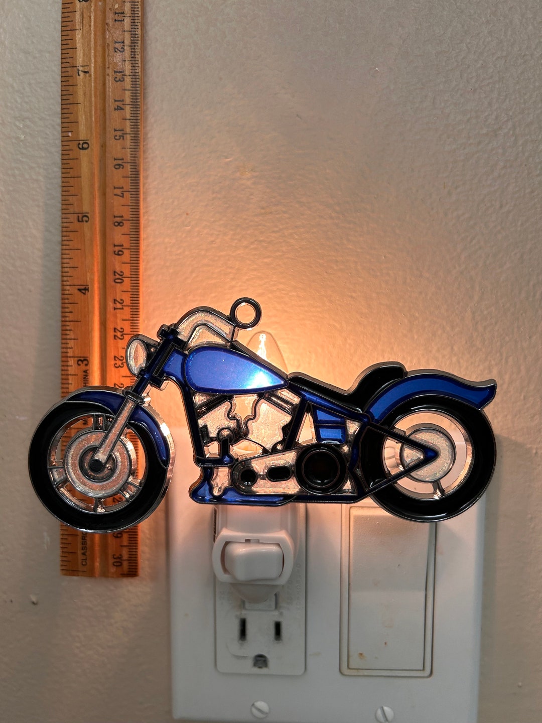 Motorcycle Night Light - Etsy