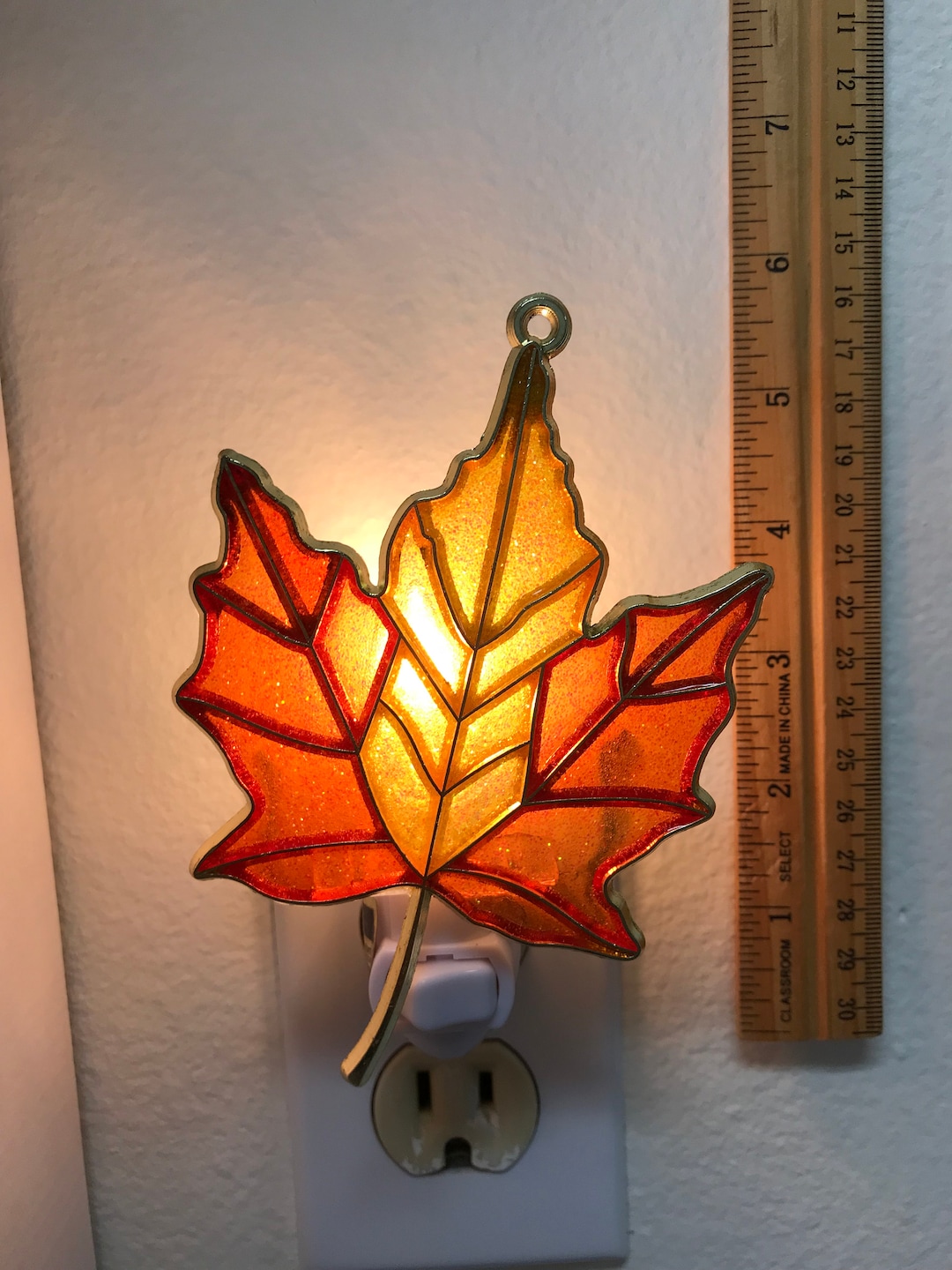Autumn Leaf Night Light - Etsy