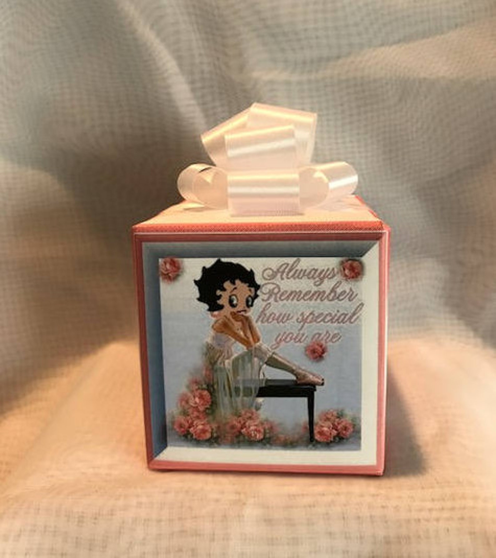 Betty Boop Music Box Wrapped as a Gift - Etsy
