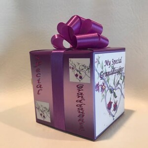 Purple Floral Music Box Wrapped as a Gift - Etsy