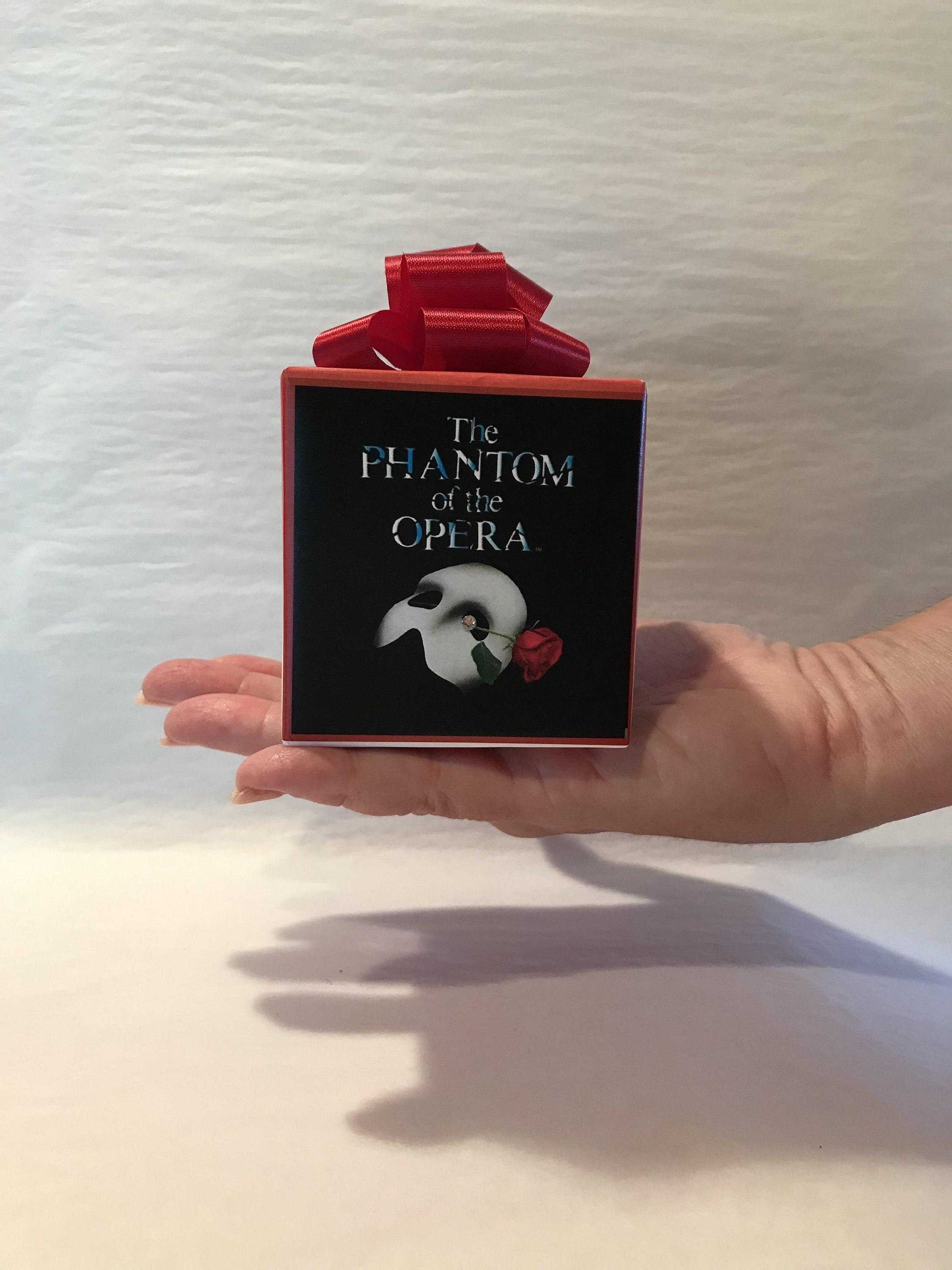 Phantom of the Opera Music Box Wrapped as a Gift - Etsy