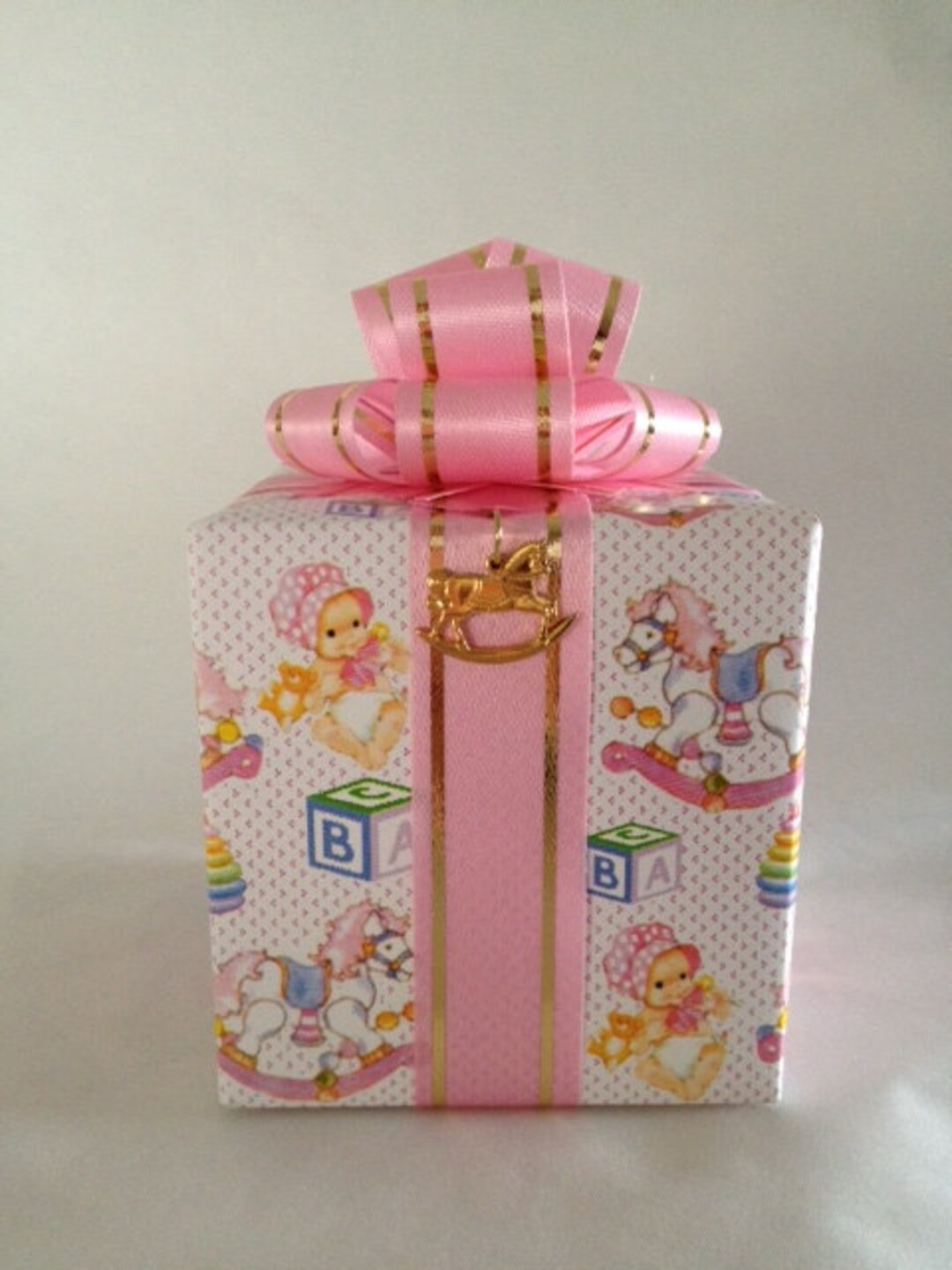 Baby Girl Music Box Wrapped as a Gift - Etsy