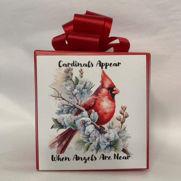 Cardinal Music Box - Etsy