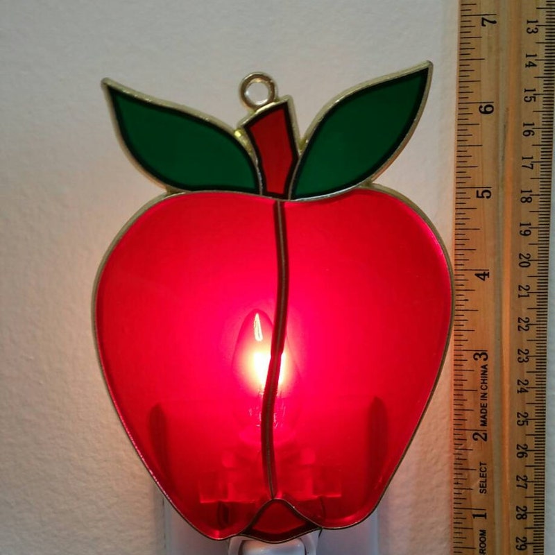 Apple Night Light - Etsy
