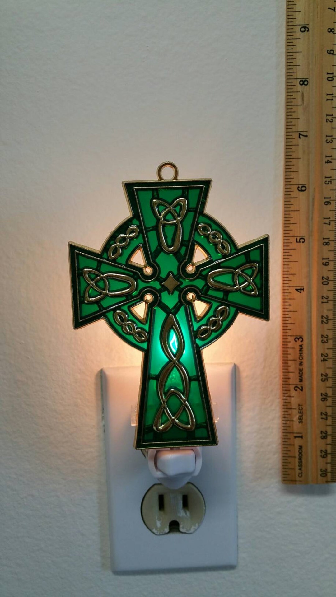 Celtic Cross Night Light - Etsy