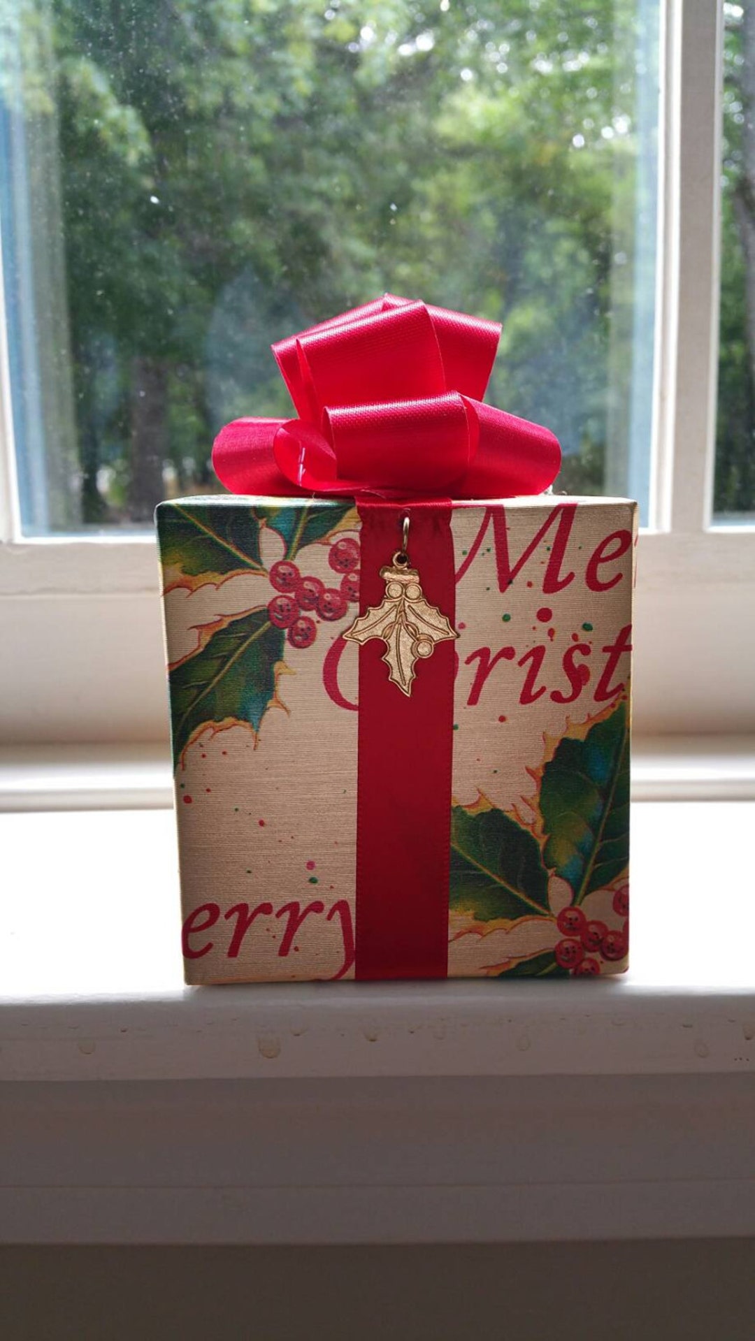 Christmas Music Box Wrapped as a Gift - Etsy