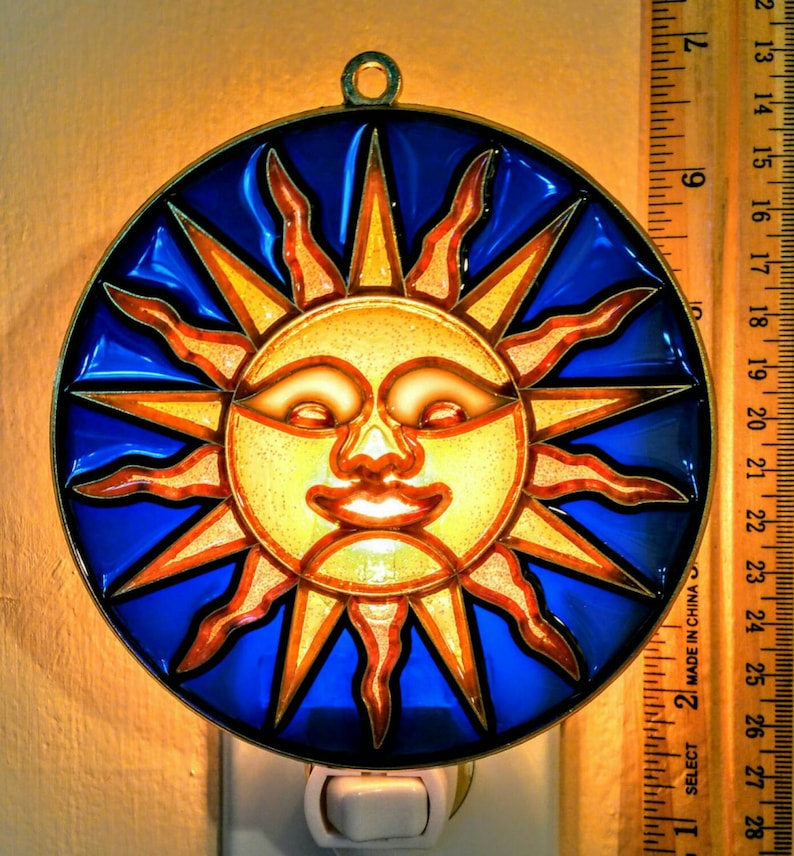 Celestial Sun Night Light - Etsy