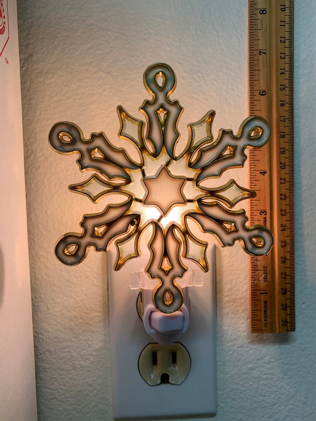 Snowflake Night Light - Etsy