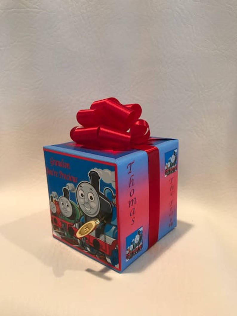 Thomas the Tank Engine Music Box Wrapped as a Gift - Etsy