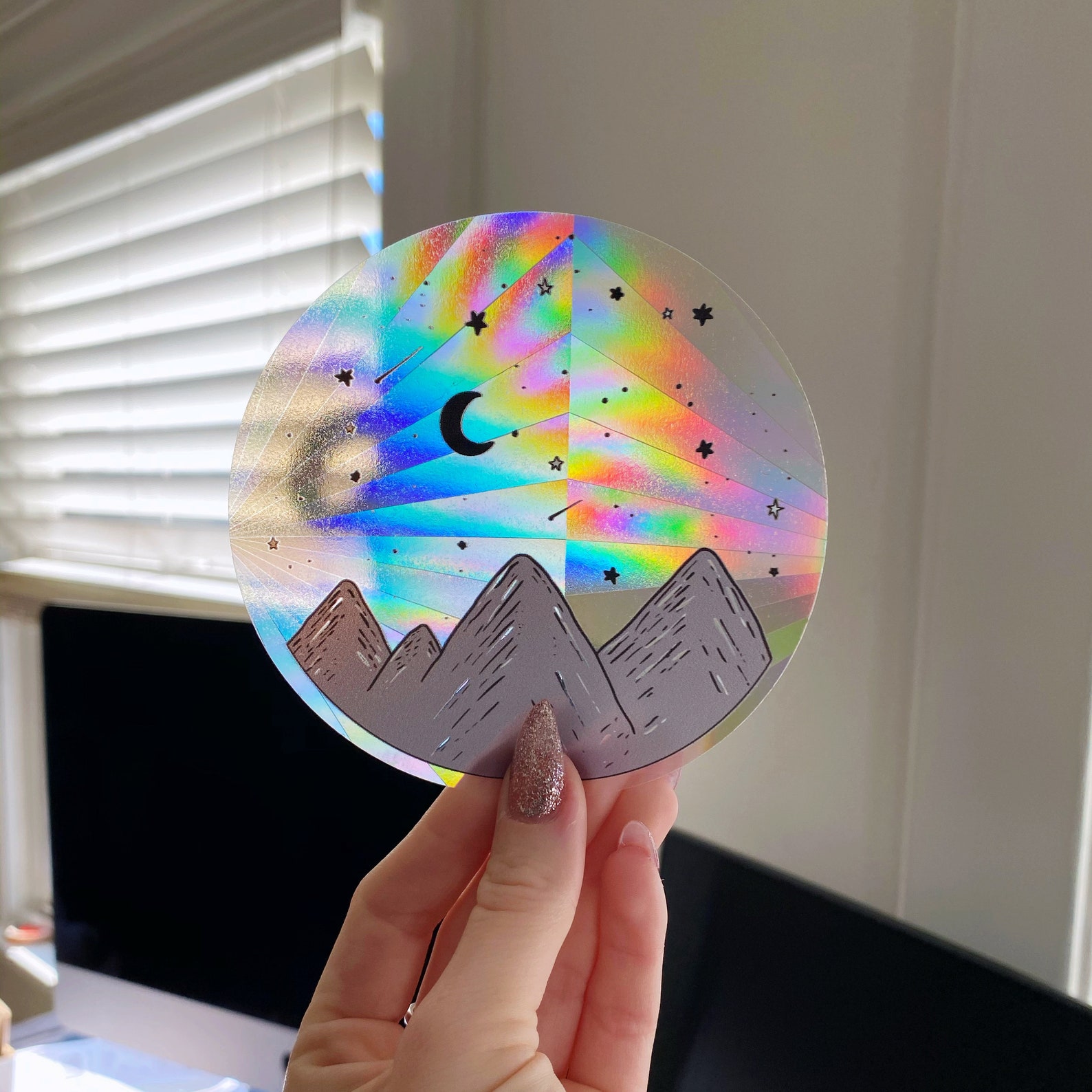 Set of ANY 2 Suncatcher Window Decal Rainbow Maker Prism - Etsy