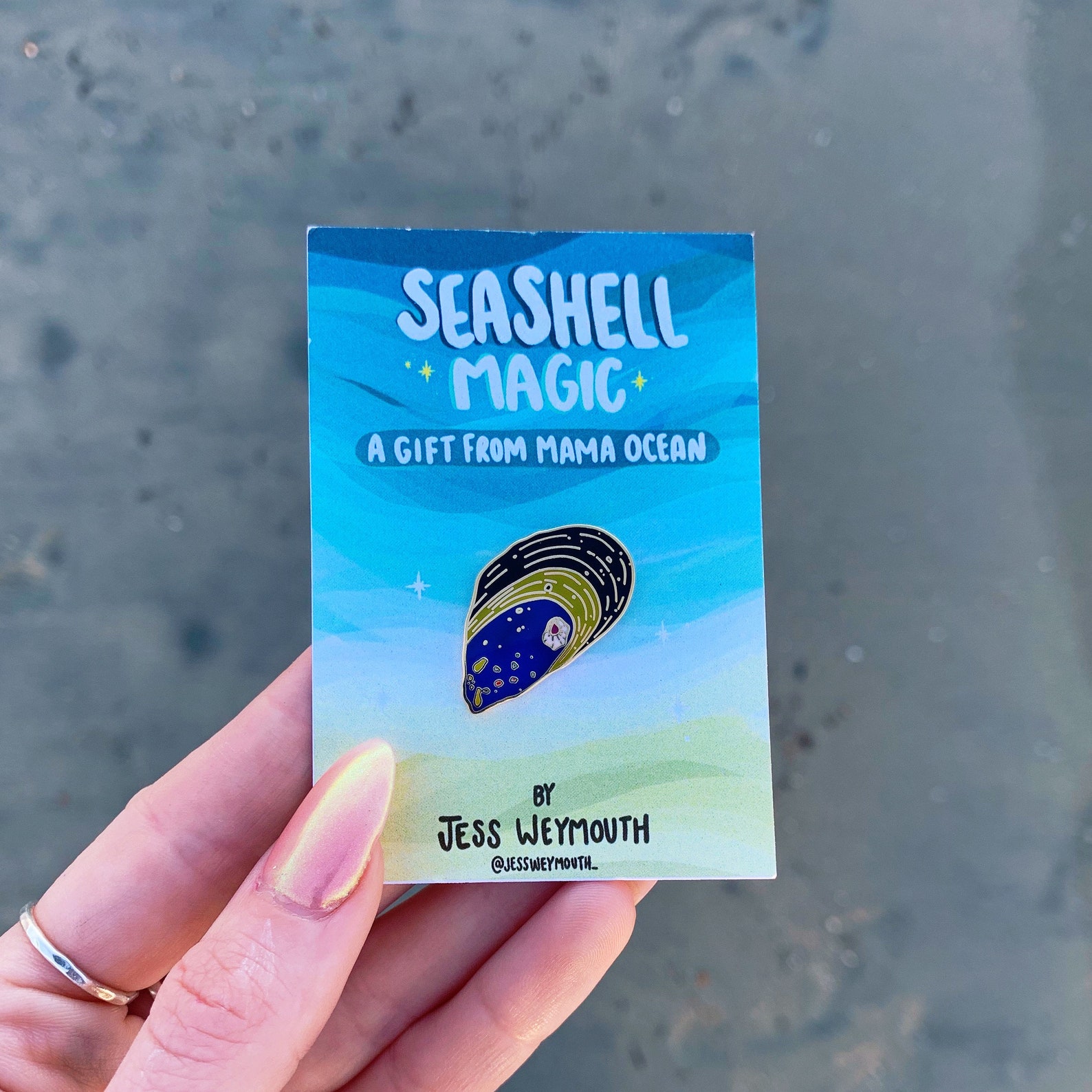 Seashell Pin Enamel Pin Hard Enamel Shell Ocean - Etsy