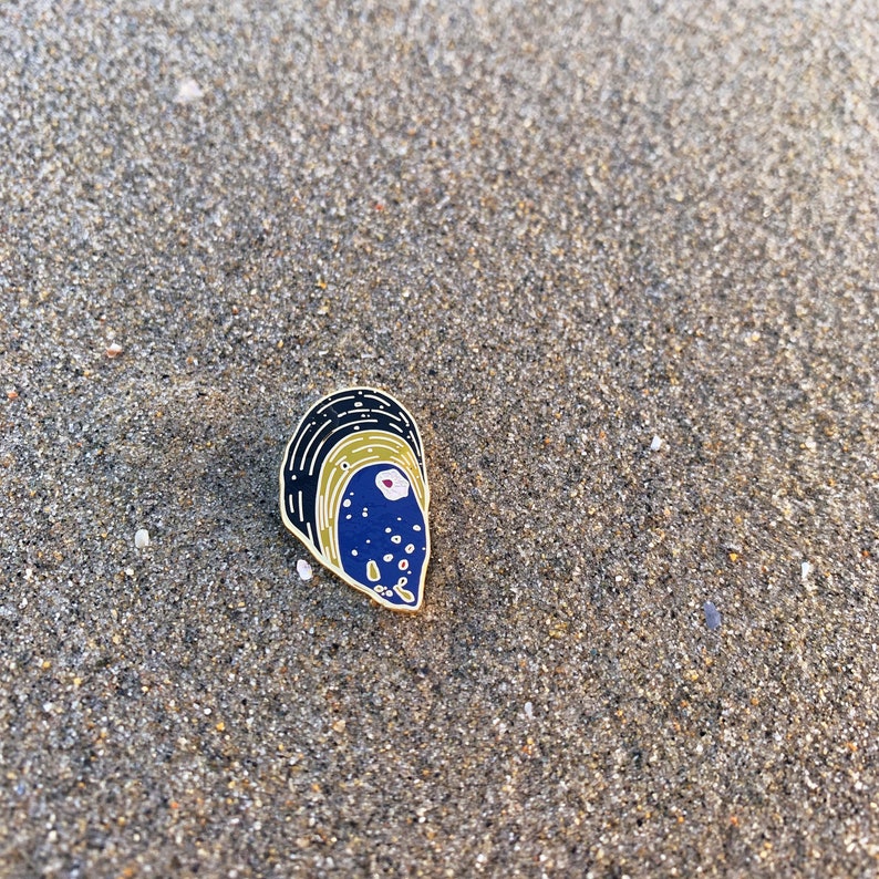 Seashell Pin Enamel Pin Hard Enamel Shell Ocean - Etsy