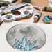 Healed | Watercolor | Moon Art | Crystal - Etsy