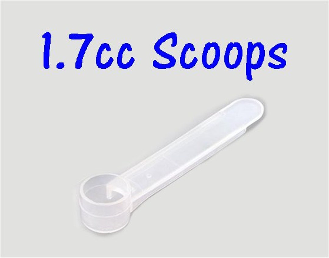 Mini Round Scoops 1.7cc With Small Handles Natural Measuring Spoons ...