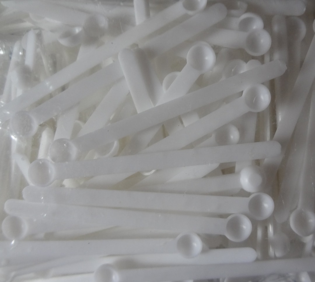 White Mini Plastic Scoop .15cc/15ml Makeup Soap Crafts Mica Measuring ...