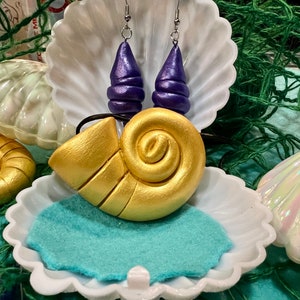 Disney Inspired the Little Mermaid Ursula Sea Shell Necklace and ...
