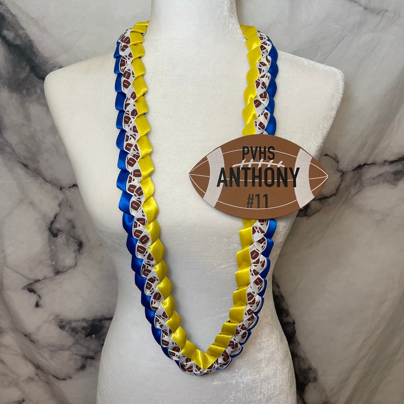 Football Leis senior Night Graduation - Etsy