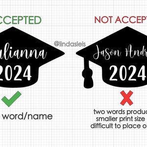 Acrylic Graduation Cap - Customizable - Etsy