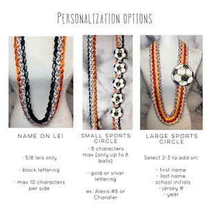 Soccer Ribbon Lei senior Night Graduation - Etsy