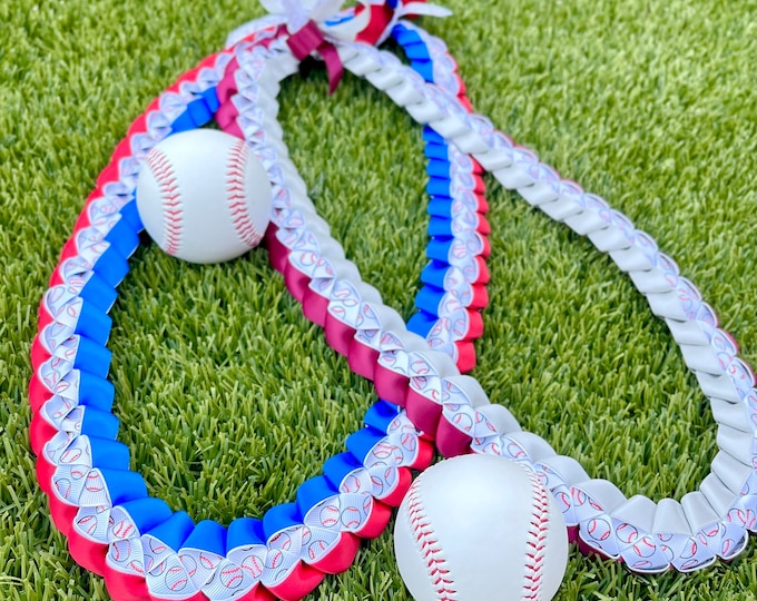 Softball Lei You Pick Color Graduation Team Awards Senior Night Events ...