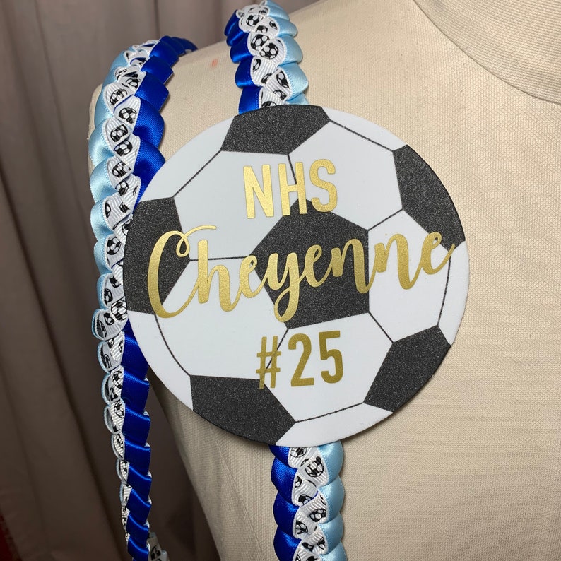 Soccer Ribbon Lei senior Night Graduation - Etsy