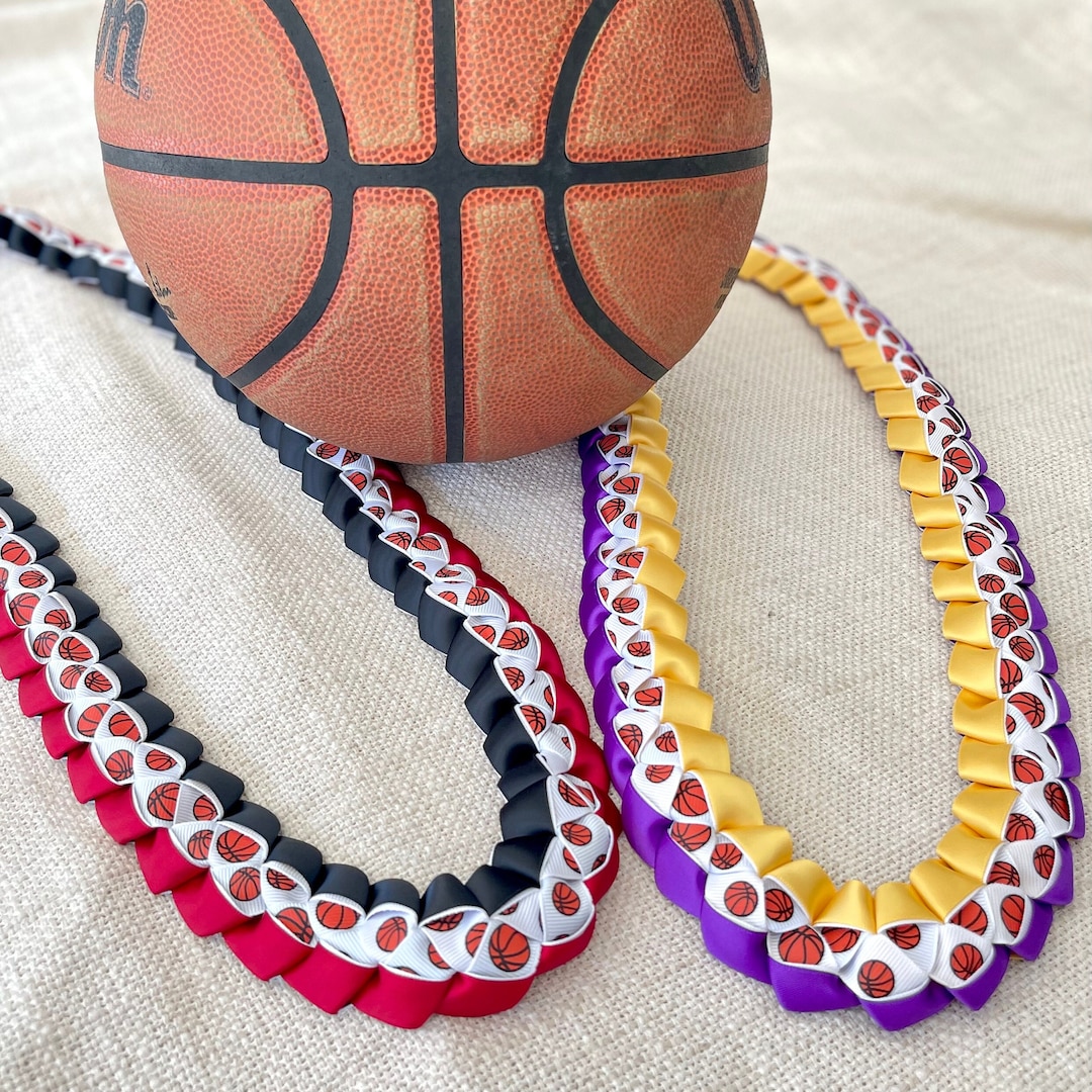 Basketball Ribbon Lei (senior Night, Graduation) - Etsy