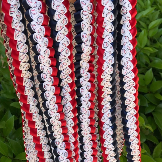 Baseball Ribbon Lei senior Night Graduation - Etsy