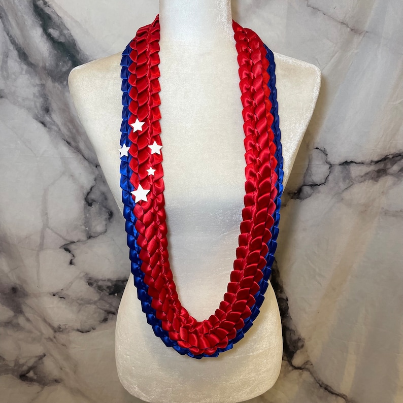 Samoan Flag Pride Lei - Etsy